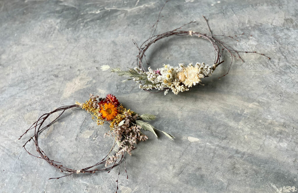 Brich Orange Wreath - naman project